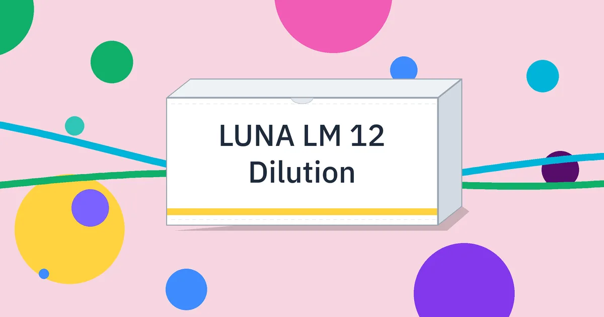 Symbolbild: Packung mit der Aufschrift LUNA LM 12 Dilution (PZN 12933889) – Verfügbarkeit und Bezug in Apotheken in Frankfurt am Main