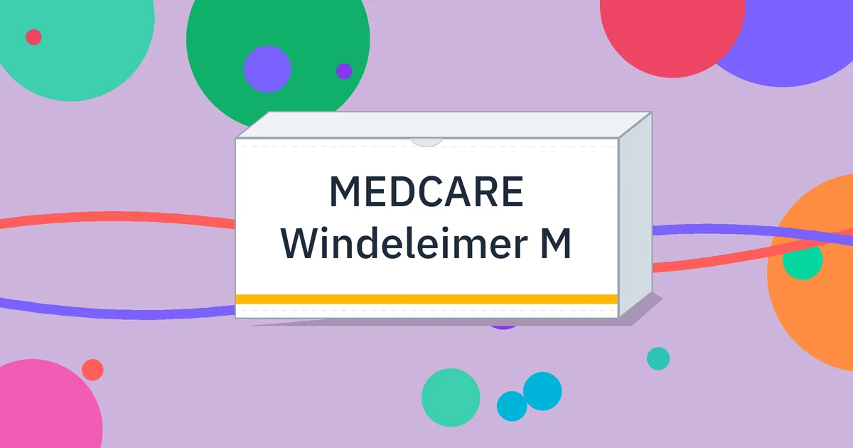 Symbolbild: Packung mit der Aufschrift MEDCARE Windeleimer M (PZN 05950628) – Verfügbarkeit und Bezug in Apotheken in Frankfurt am Main