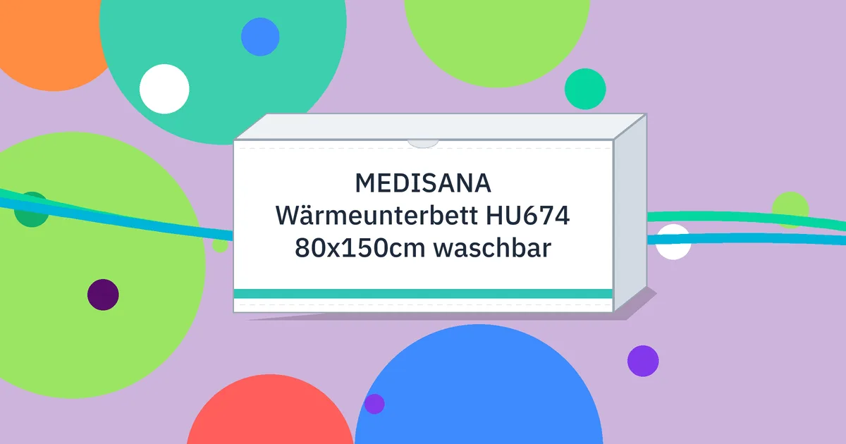 Symbolbild: Packung mit der Aufschrift MEDISANA Wärmeunterbett HU674 80x150cm waschbar (PZN 20089143) – Verfügbarkeit und Bezug in Apotheken in Frankfurt am Main