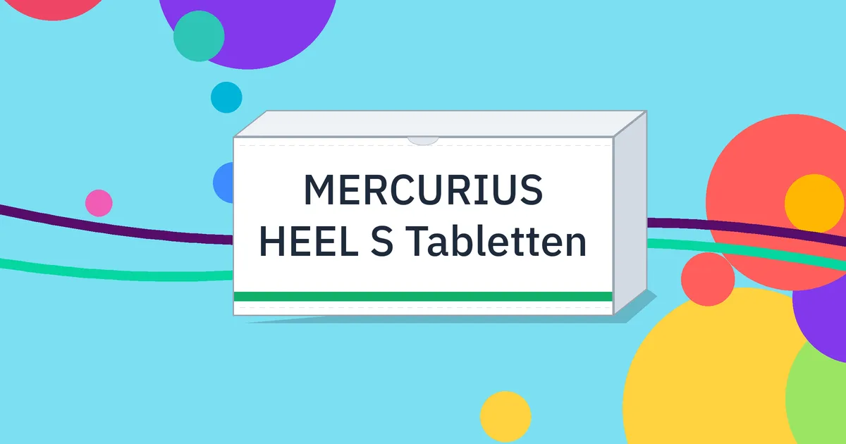 Symbolbild: Packung mit der Aufschrift MERCURIUS HEEL S Tabletten (PZN 03688830) – Verfügbarkeit und Bezug in Apotheken in Frankfurt am Main