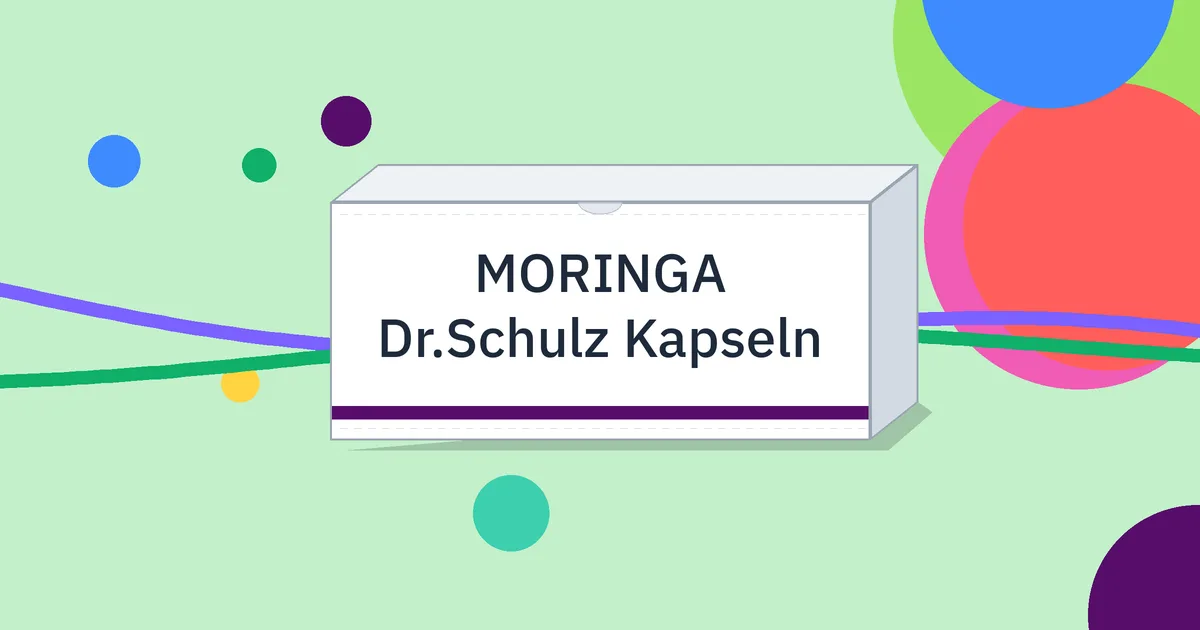 Symbolbild: Packung mit der Aufschrift MORINGA Dr.Schulz Kapseln (PZN 12652736) – Verfügbarkeit und Bezug in Apotheken in Frankfurt am Main