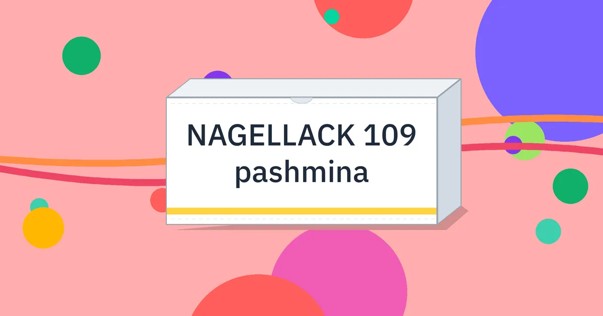 Symbolbild: Packung mit der Aufschrift NAGELLACK 109 pashmina (PZN 10850722) – Verfügbarkeit und Bezug in Apotheken in Frankfurt am Main