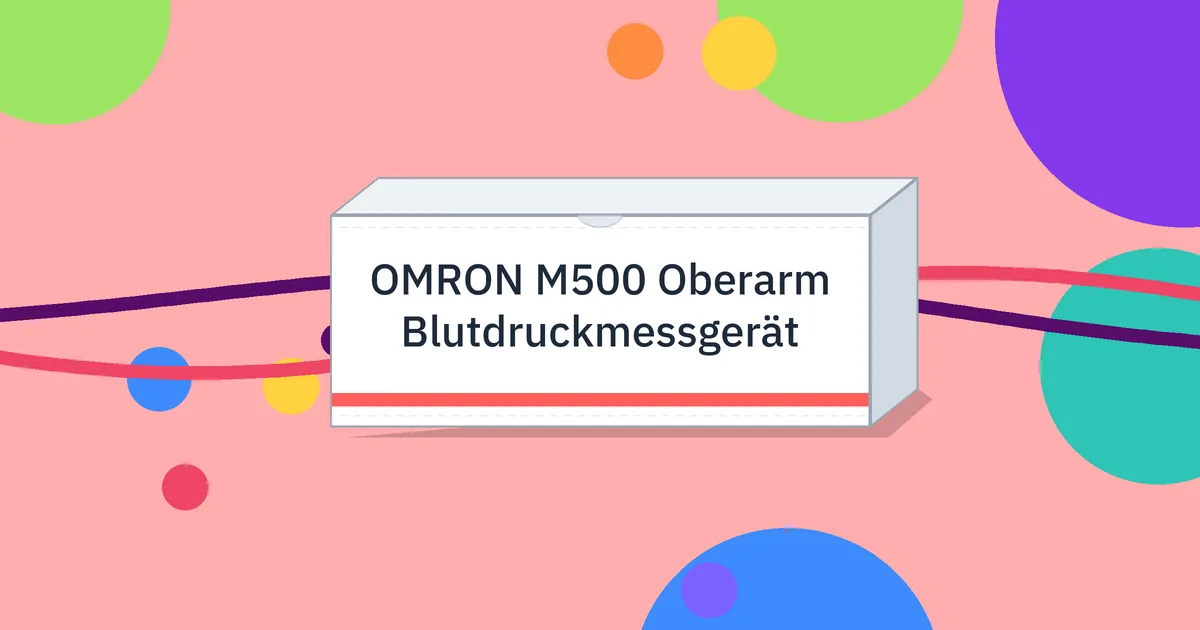 Symbolbild: Packung mit der Aufschrift OMRON M500 Oberarm Blutdruckmessgerät (PZN 09339510) – Verfügbarkeit und Bezug in Apotheken in Frankfurt am Main
