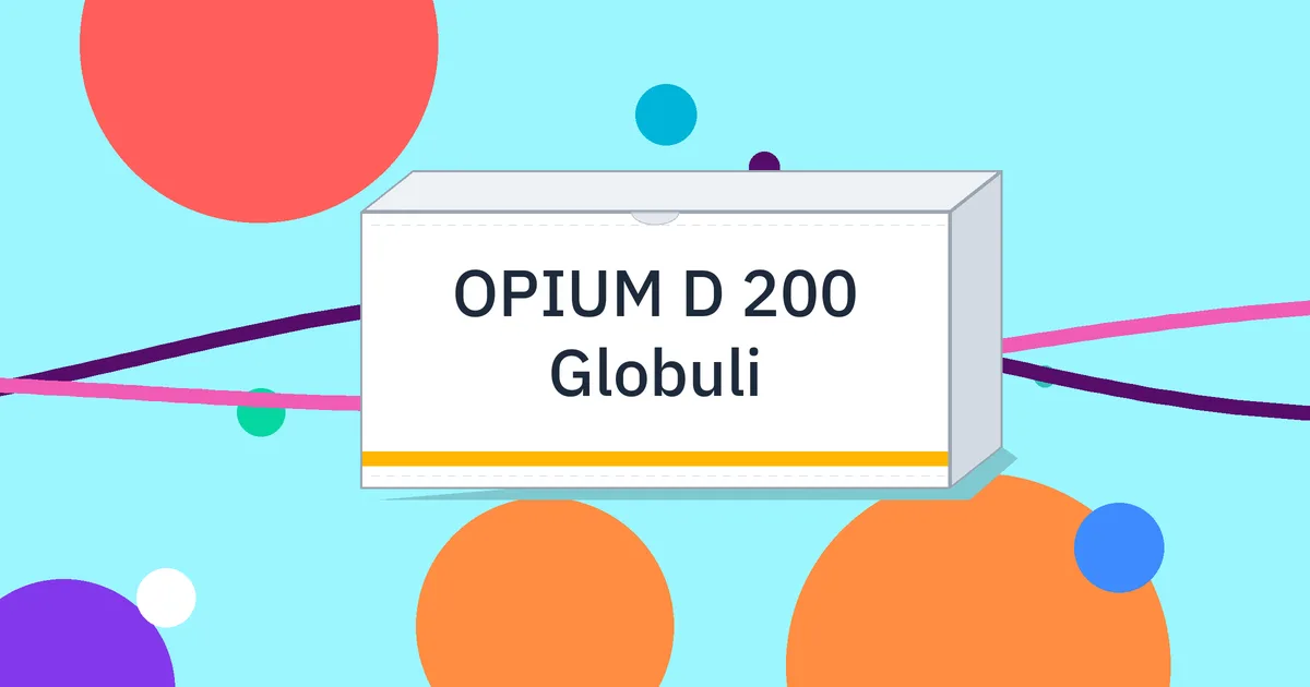 Symbolbild: Packung mit der Aufschrift OPIUM D 200 Globuli (PZN 02813724) – Verfügbarkeit und Bezug in Apotheken in Frankfurt am Main