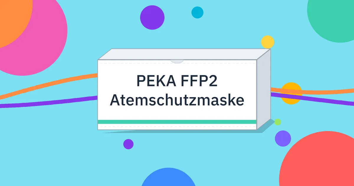 Symbolbild: Packung mit der Aufschrift PEKA FFP2 Atemschutzmaske (PZN 19205791) – Verfügbarkeit und Bezug in Apotheken in Frankfurt am Main