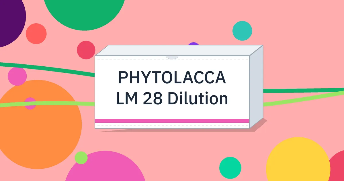 Symbolbild: Packung mit der Aufschrift PHYTOLACCA LM 28 Dilution (PZN 13036436) – Verfügbarkeit und Bezug in Apotheken in Frankfurt am Main