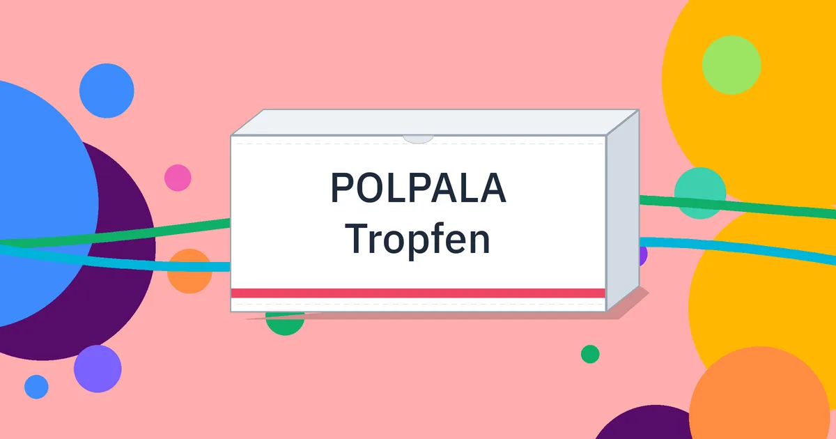 Symbolbild: Packung mit der Aufschrift POLPALA Tropfen (PZN 18502498) – Verfügbarkeit und Bezug in Apotheken in Frankfurt am Main