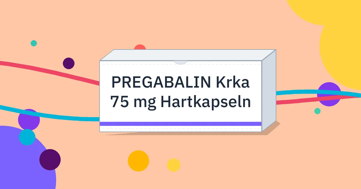 Symbolbild: Packung mit der Aufschrift PREGABALIN Krka 75 mg Hartkapseln (PZN 16387863) – Verfügbarkeit und Bezug in Apotheken in Frankfurt am Main