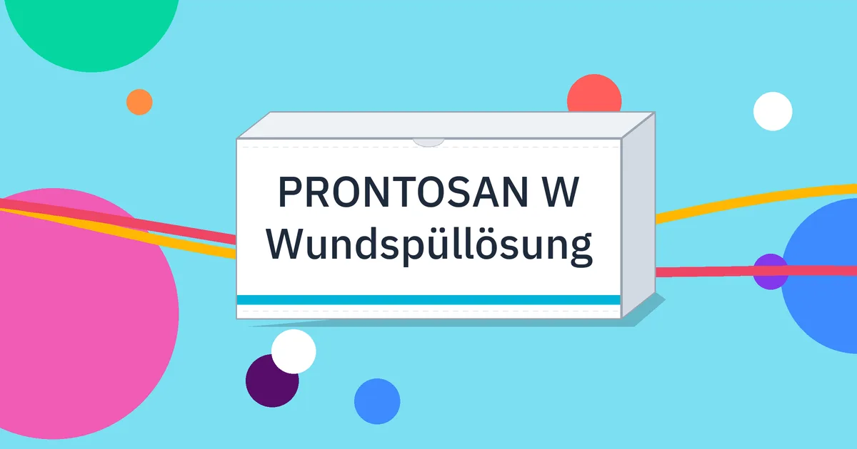 Symbolbild: Packung mit der Aufschrift PRONTOSAN W Wundspüllösung (PZN 16581855) – Verfügbarkeit und Bezug in Apotheken in Frankfurt am Main