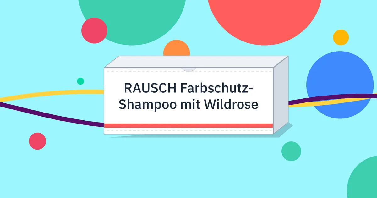 Symbolbild: Packung mit der Aufschrift RAUSCH Farbschutz-Shampoo mit Wildrose (PZN 19438064) – Verfügbarkeit und Bezug in Apotheken in Frankfurt am Main