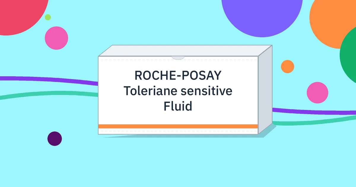 Symbolbild: Packung mit der Aufschrift ROCHE-POSAY Toleriane sensitive Fluid (PZN 15293769) – Verfügbarkeit und Bezug in Apotheken in Frankfurt am Main