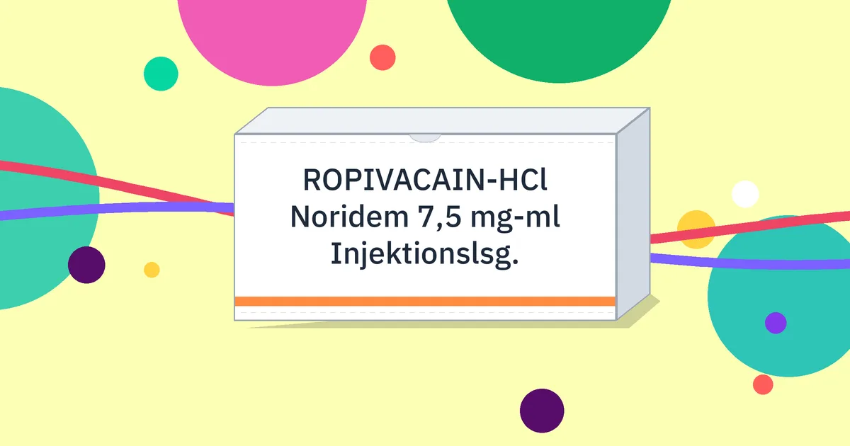 Symbolbild: Packung mit der Aufschrift ROPIVACAIN-HCl Noridem 7,5 mg-ml Injektionslsg. (PZN 16936956) – Verfügbarkeit und Bezug in Apotheken in Frankfurt am Main