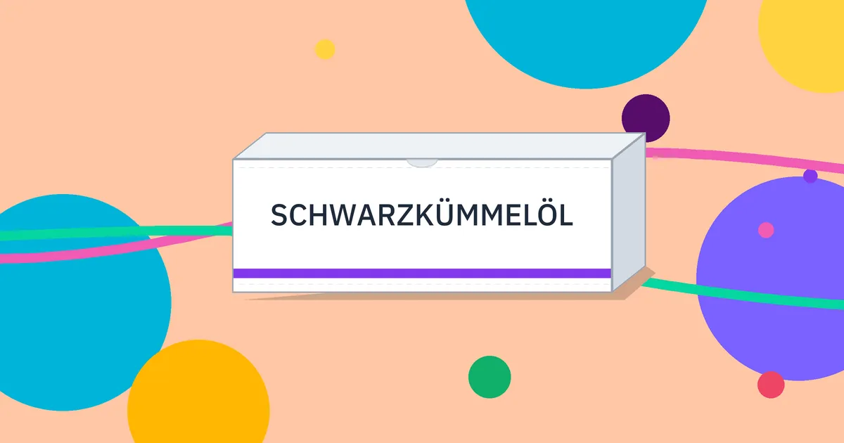 Symbolbild: Packung mit der Aufschrift SCHWARZKÜMMELÖL (PZN 12388475) – Verfügbarkeit und Bezug in Apotheken in Frankfurt am Main