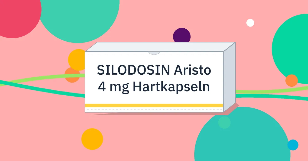 Symbolbild: Packung mit der Aufschrift SILODOSIN Aristo 4 mg Hartkapseln (PZN 15583237) – Verfügbarkeit und Bezug in Apotheken in Frankfurt am Main