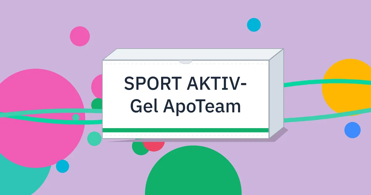 Symbolbild: Packung mit der Aufschrift SPORT AKTIV-Gel ApoTeam (PZN 13915474) – Verfügbarkeit und Bezug in Apotheken in Frankfurt am Main