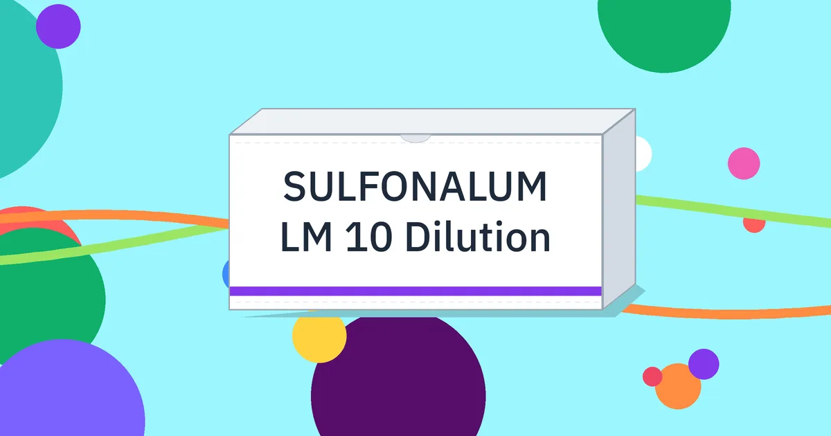Symbolbild: Packung mit der Aufschrift SULFONALUM LM 10 Dilution (PZN 13209492) – Verfügbarkeit und Bezug in Apotheken in Frankfurt am Main