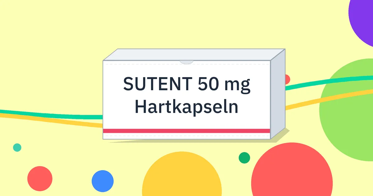 Symbolbild: Packung mit der Aufschrift SUTENT 50 mg Hartkapseln (PZN 11854573) – Verfügbarkeit und Bezug in Apotheken in Frankfurt am Main