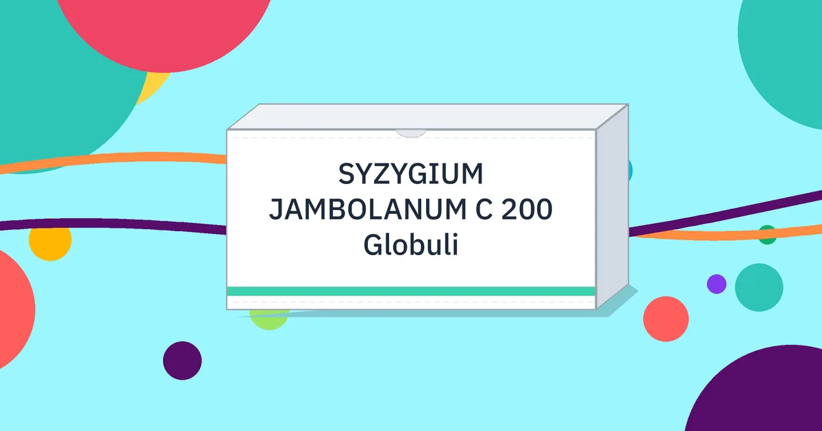Symbolbild: Packung mit der Aufschrift SYZYGIUM JAMBOLANUM C 200 Globuli (PZN 19718119) – Verfügbarkeit und Bezug in Apotheken in Frankfurt am Main