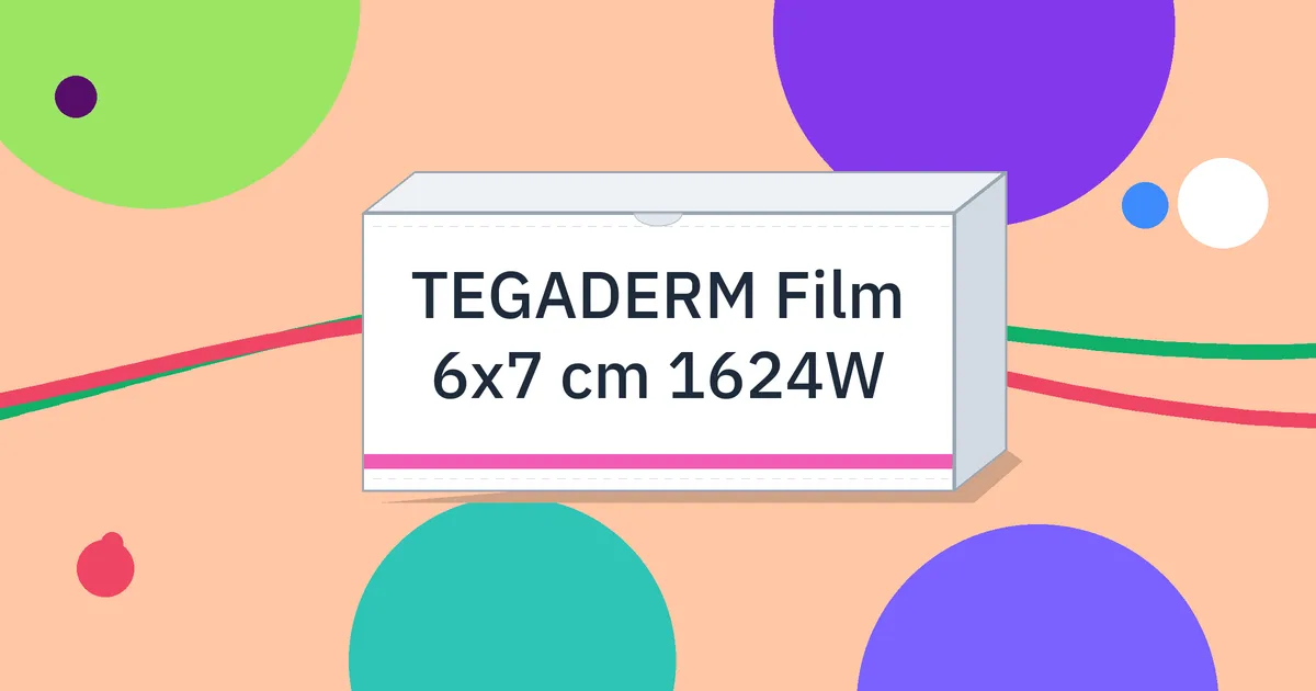 Symbolbild: Packung mit der Aufschrift TEGADERM Film 6x7 cm 1624W (PZN 09768903) – Verfügbarkeit und Bezug in Apotheken in Frankfurt am Main