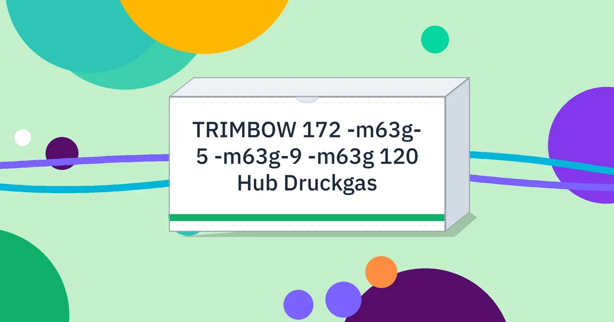 Symbolbild: Packung mit der Aufschrift TRIMBOW 172 -m63g-5 -m63g-9 -m63g 120 Hub Druckgas (PZN 18736061) – Verfügbarkeit und Bezug in Apotheken in Frankfurt am Main