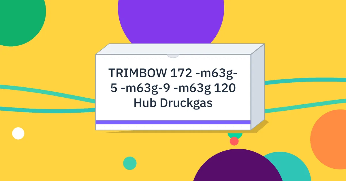 Symbolbild: Packung mit der Aufschrift TRIMBOW 172 -m63g-5 -m63g-9 -m63g 120 Hub Druckgas (PZN 18755271) – Verfügbarkeit und Bezug in Apotheken in Frankfurt am Main