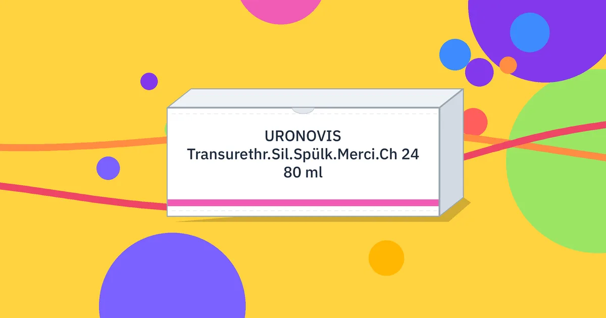 Symbolbild: Packung mit der Aufschrift URONOVIS Transurethr.Sil.Spülk.Merci.Ch 24 80 ml (PZN 00796192) – Verfügbarkeit und Bezug in Apotheken in Frankfurt am Main