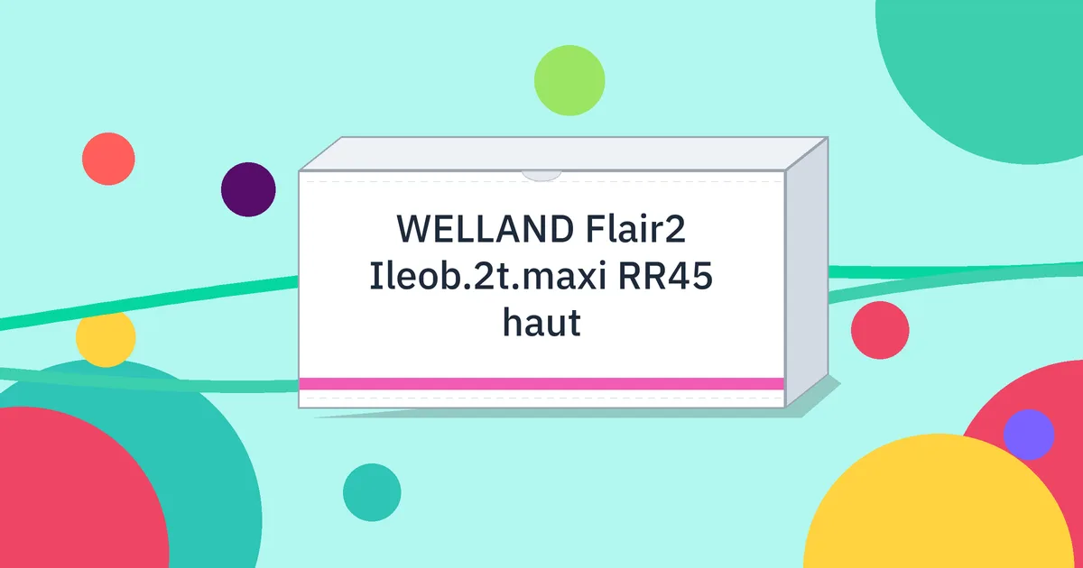 Symbolbild: Packung mit der Aufschrift WELLAND Flair2 Ileob.2t.maxi RR45 haut (PZN 04740774) – Verfügbarkeit und Bezug in Apotheken in Frankfurt am Main