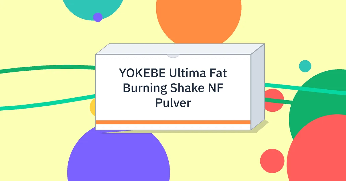 Symbolbild: Packung mit der Aufschrift YOKEBE Ultima Fat Burning Shake NF Pulver (PZN 18426165) – Verfügbarkeit und Bezug in Apotheken in Frankfurt am Main