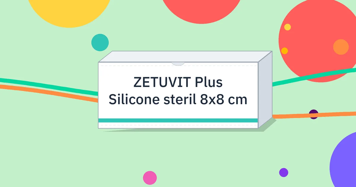 Symbolbild: Packung mit der Aufschrift ZETUVIT Plus Silicone steril 8x8 cm (PZN 19679750) – Verfügbarkeit und Bezug in Apotheken in Frankfurt am Main