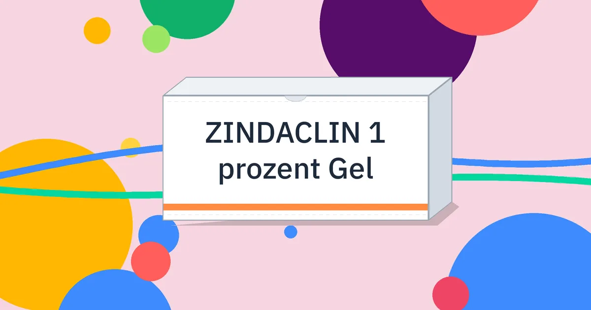 Symbolbild: Packung mit der Aufschrift ZINDACLIN 1 prozent Gel (PZN 03929883) – Verfügbarkeit und Bezug in Apotheken in Frankfurt am Main