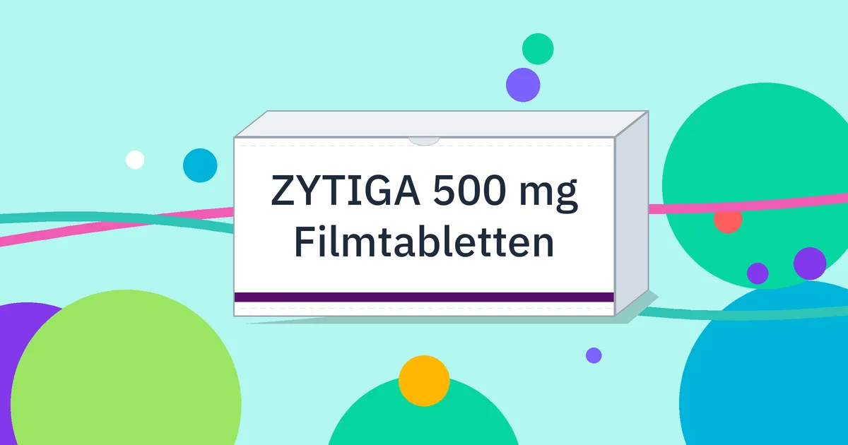 Symbolbild: Packung mit der Aufschrift ZYTIGA 500 mg Filmtabletten (PZN 12410111) – Verfügbarkeit und Bezug in Apotheken in Frankfurt am Main