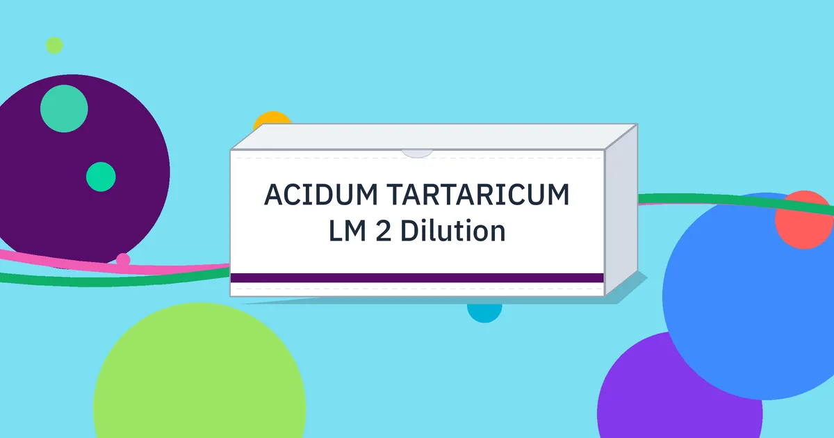 Symbolbild: Packung mit der Aufschrift ACIDUM TARTARICUM LM 2 Dilution (PZN 13286400) – Verfügbarkeit und Bezug in Apotheken in Frankfurt am Main
