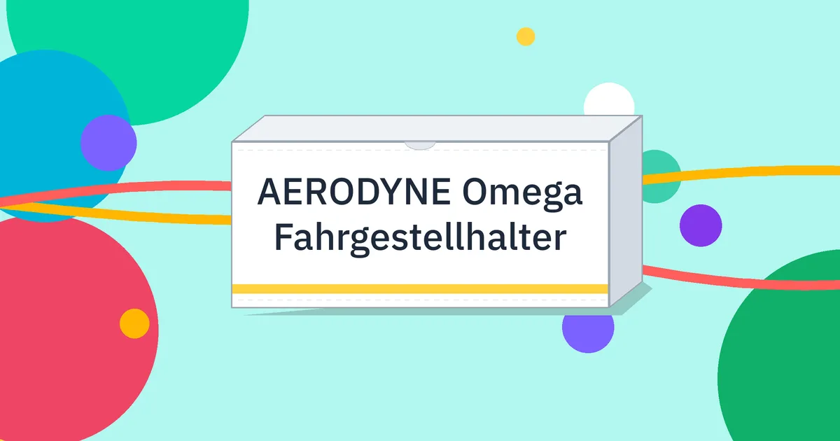 Symbolbild: Packung mit der Aufschrift AERODYNE Omega Fahrgestellhalter (PZN 04862632) – Verfügbarkeit und Bezug in Apotheken in Frankfurt am Main