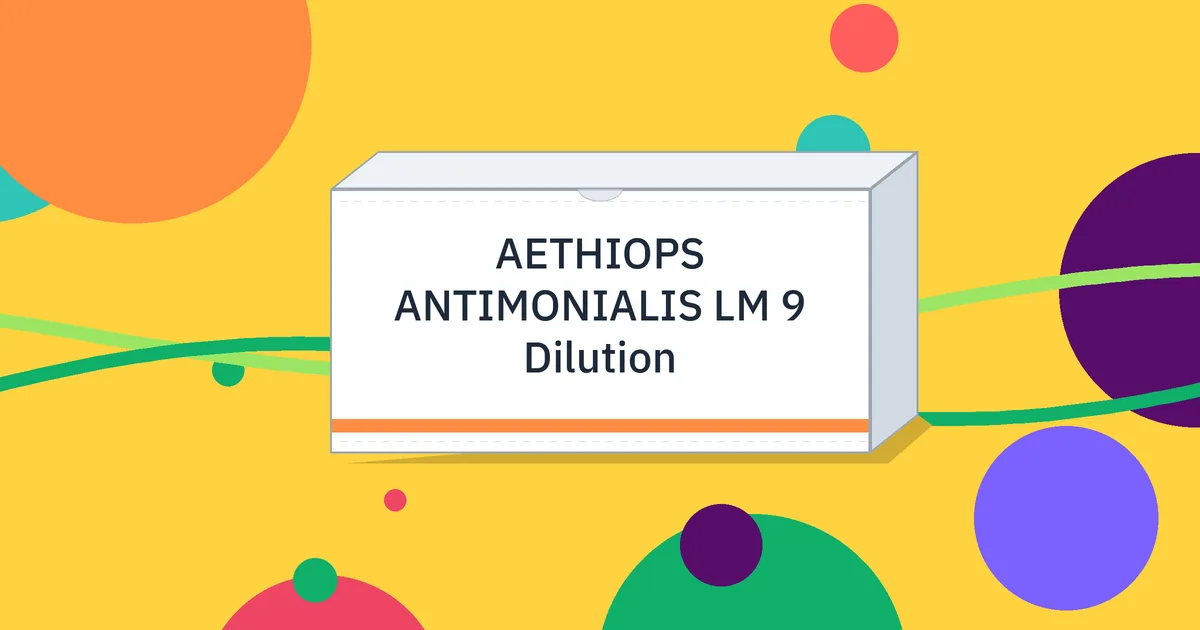 Symbolbild: Packung mit der Aufschrift AETHIOPS ANTIMONIALIS LM 9 Dilution (PZN 13300991) – Verfügbarkeit und Bezug in Apotheken in Frankfurt am Main