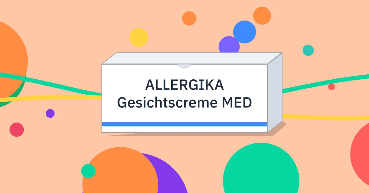 Symbolbild: Packung mit der Aufschrift ALLERGIKA Gesichtscreme MED (PZN 17277243) – Verfügbarkeit und Bezug in Apotheken in Frankfurt am Main