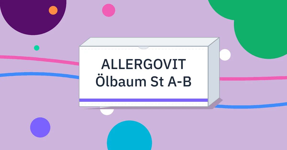 Symbolbild: Packung mit der Aufschrift ALLERGOVIT Ölbaum St A-B (PZN 15741593) – Verfügbarkeit und Bezug in Apotheken in Frankfurt am Main