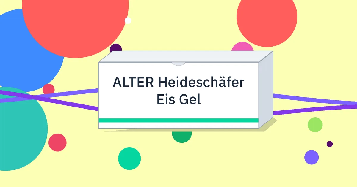 Symbolbild: Packung mit der Aufschrift ALTER Heideschäfer Eis Gel (PZN 05949594) – Verfügbarkeit und Bezug in Apotheken in Frankfurt am Main