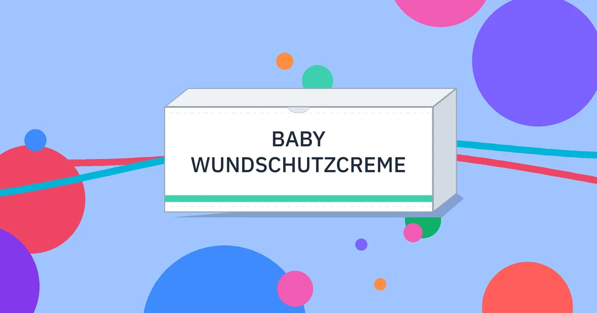 Symbolbild: Packung mit der Aufschrift BABY WUNDSCHUTZCREME (PZN 06764684) – Verfügbarkeit und Bezug in Apotheken in Frankfurt am Main