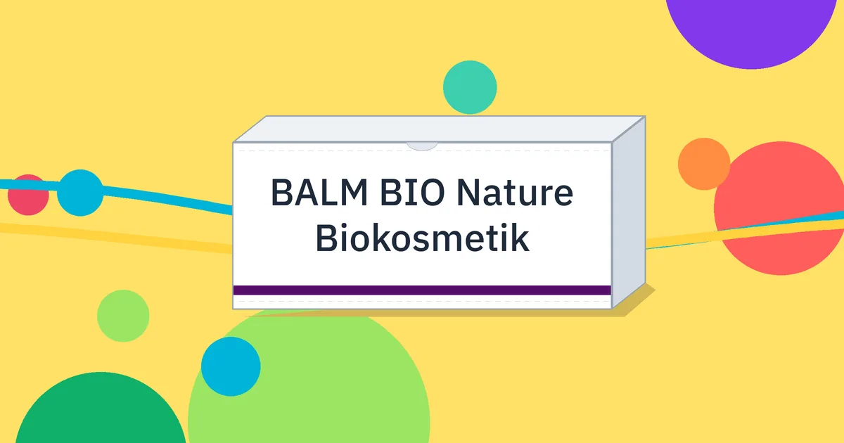 Symbolbild: Packung mit der Aufschrift BALM BIO Nature Biokosmetik (PZN 10556922) – Verfügbarkeit und Bezug in Apotheken in Frankfurt am Main