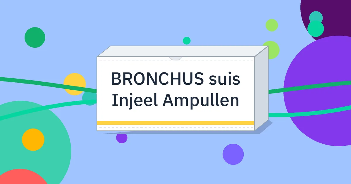 Symbolbild: Packung mit der Aufschrift BRONCHUS suis Injeel Ampullen (PZN 00156699) – Verfügbarkeit und Bezug in Apotheken in Frankfurt am Main