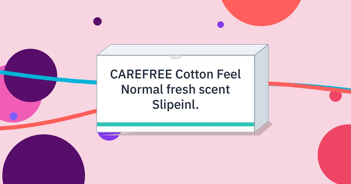Symbolbild: Packung mit der Aufschrift CAREFREE Cotton Feel Normal fresh scent Slipeinl. (PZN 18456019) – Verfügbarkeit und Bezug in Apotheken in Frankfurt am Main