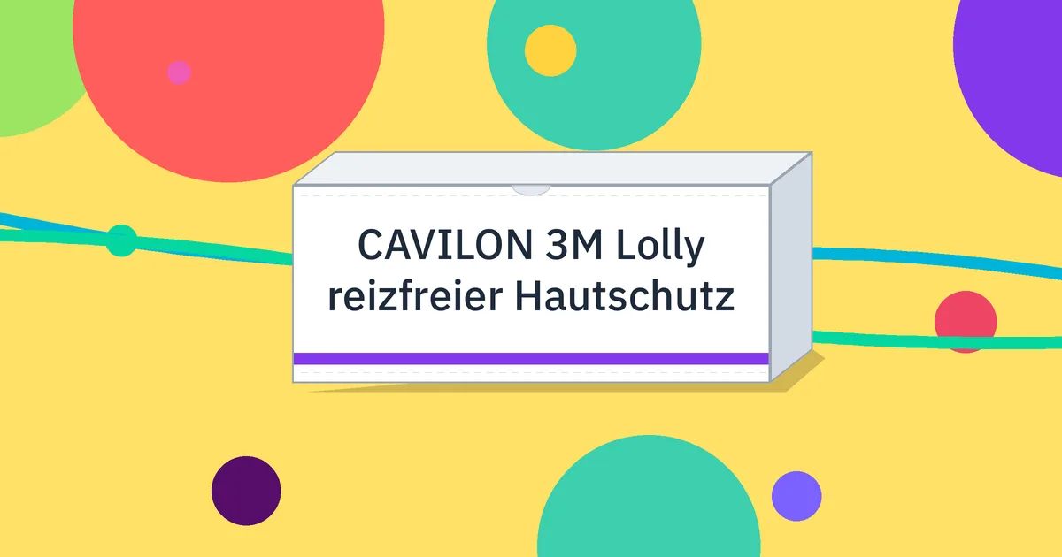 Symbolbild: Packung mit der Aufschrift CAVILON 3M Lolly reizfreier Hautschutz (PZN 03028654) – Verfügbarkeit und Bezug in Apotheken in Frankfurt am Main
