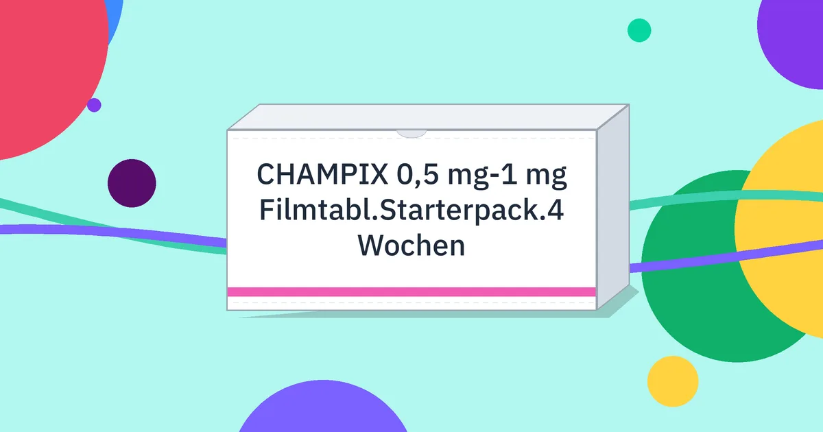 Symbolbild: Packung mit der Aufschrift CHAMPIX 0,5 mg-1 mg Filmtabl.Starterpack.4 Wochen (PZN 20053151) – Verfügbarkeit und Bezug in Apotheken in Frankfurt am Main