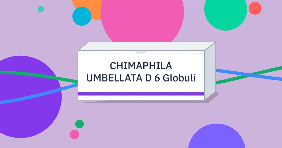 Symbolbild: Packung mit der Aufschrift CHIMAPHILA UMBELLATA D 6 Globuli (PZN 16690018) – Verfügbarkeit und Bezug in Apotheken in Frankfurt am Main