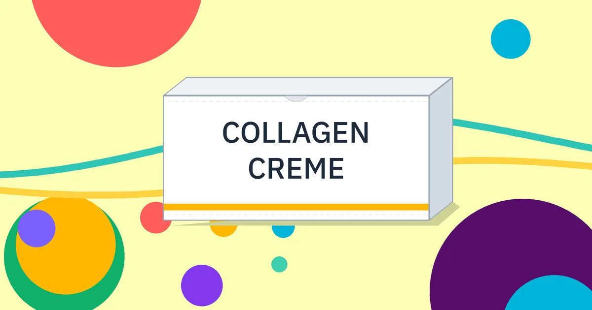 Symbolbild: Packung mit der Aufschrift COLLAGEN CREME (PZN 20921179) – Verfügbarkeit und Bezug in Apotheken in Frankfurt am Main