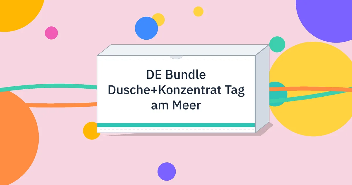 Symbolbild: Packung mit der Aufschrift DE Bundle Dusche+Konzentrat Tag am Meer (PZN 18491211) – Verfügbarkeit und Bezug in Apotheken in Frankfurt am Main