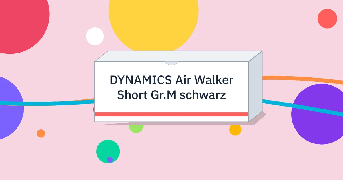 Symbolbild: Packung mit der Aufschrift DYNAMICS Air Walker Short Gr.M schwarz (PZN 10631629) – Verfügbarkeit und Bezug in Apotheken in Frankfurt am Main