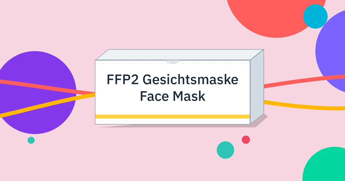 Symbolbild: Packung mit der Aufschrift FFP2 Gesichtsmaske Face Mask (PZN 16829232) – Verfügbarkeit und Bezug in Apotheken in Frankfurt am Main