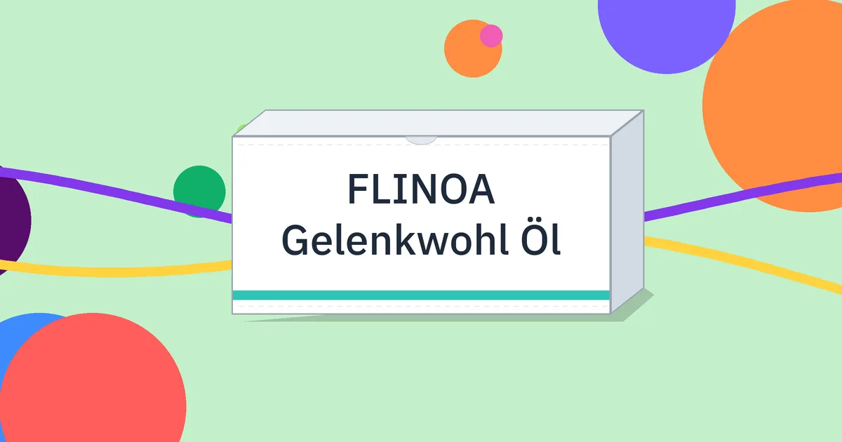 Symbolbild: Packung mit der Aufschrift FLINOA Gelenkwohl Öl (PZN 19845674) – Verfügbarkeit und Bezug in Apotheken in Frankfurt am Main