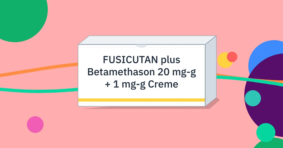 Symbolbild: Packung mit der Aufschrift FUSICUTAN plus Betamethason 20 mg-g + 1 mg-g Creme (PZN 12395558) – Verfügbarkeit und Bezug in Apotheken in Frankfurt am Main